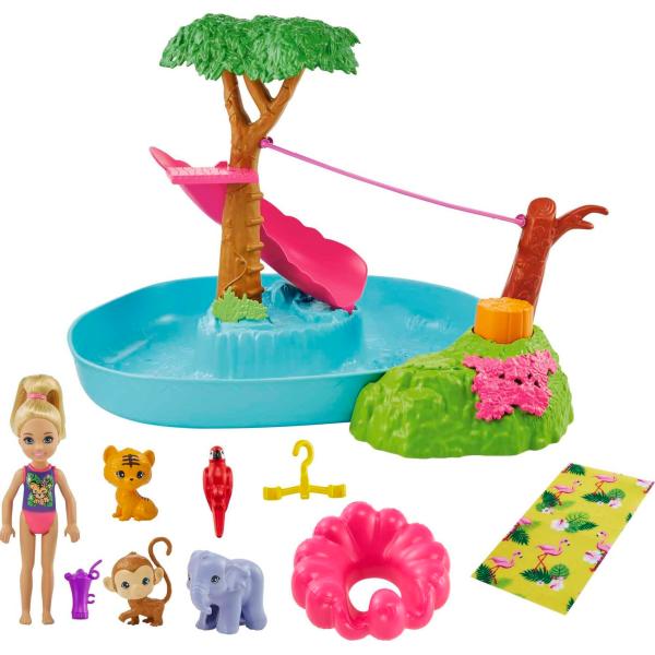 商品名: Mattel - Barbie Chelsea The Lost Birthday Splashtastic Pool Surprise Playset Barbie and Chelsea The Lost Birthday S...