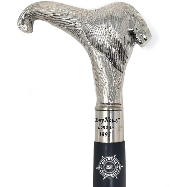 商品名:  Bhartiya Handicrafts Premium Walking Cane Beautiful Lion Head | Solid Brass Handle for Men and Women (3 Fold Stick...