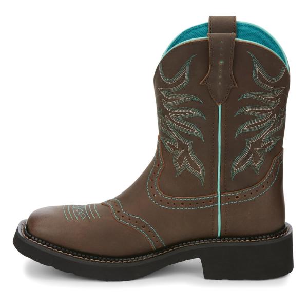 商品名:  JUSTIN Women's Mandra Chocolate Western Boot Broad Square Toe Chocolate 7.5 M USブランド: JUSTIN商品サイズ: 7.5商品番号: GY9624...