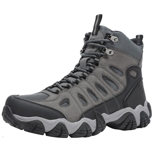 商品名:  CAMEL CROWN Men's Mid Hiking Boots Non-Slip Work Boots Breathable for Outdoor Trekking Walking Trail Backpacking (...