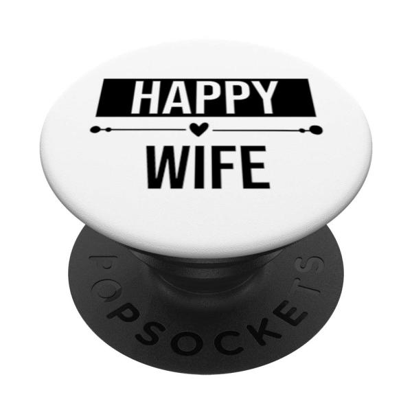 商品名:  Cell Phone Button Pop Up Grips Happy Wife Bride Just Married PopSockets Grip and Stand for Phones and Tabletsブランド:...