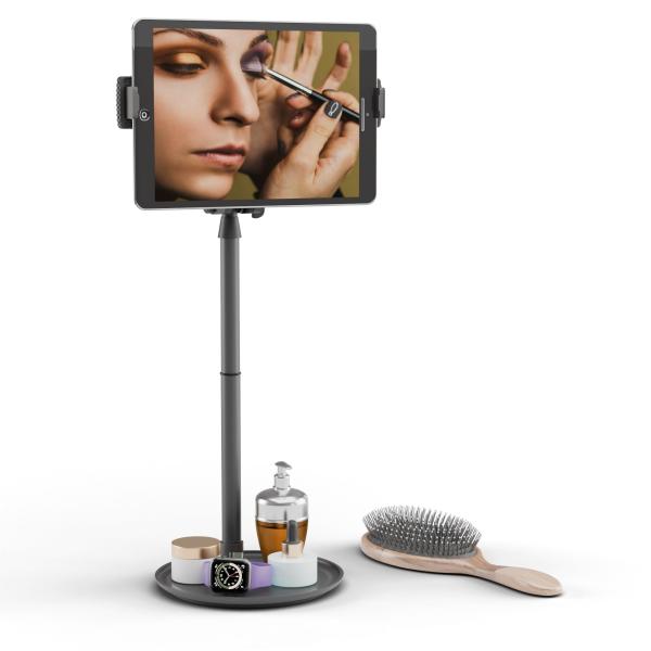 商品名: Unlimited Vision 携帯電話スタンド 高さ調節可能 デスク用電話ホルダー パッドスタンド 2インチ~15.6インチのすべての電話と画面に対応 (iPhone、Android、iPad、スイッチなど) 安定したベースで...