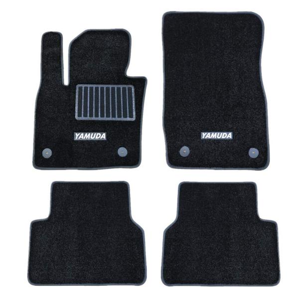 商品名: YAMUDA ナイロンカーフロアマットと互換性あり 快適 厚手カバー保護 カーパッド Audi Q3 2015 2016 2017 2018 (4個) YAMUDA Compatible with Nylon Car Floor ...