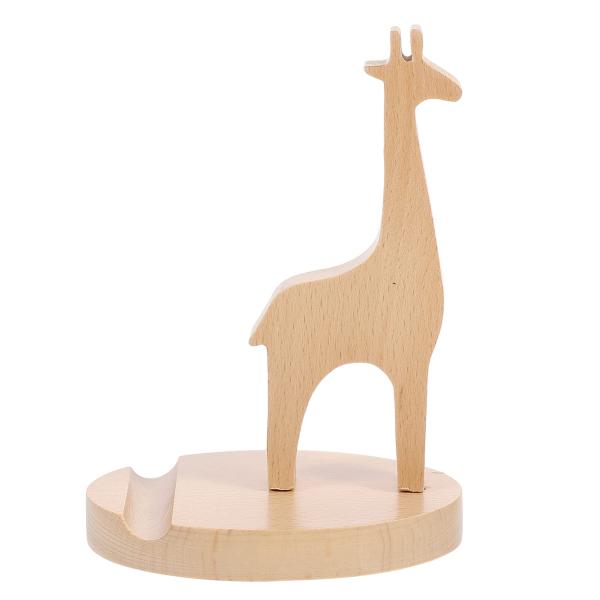 商品名: Hemobllo 携帯電話スタンド 木製キリン 携帯電話スタンド 木製スマートフォンデスクホルダー ホームオフィス用 Hemobllo Cell Phone Stand Wood Giraffe Phone Stand Woode...