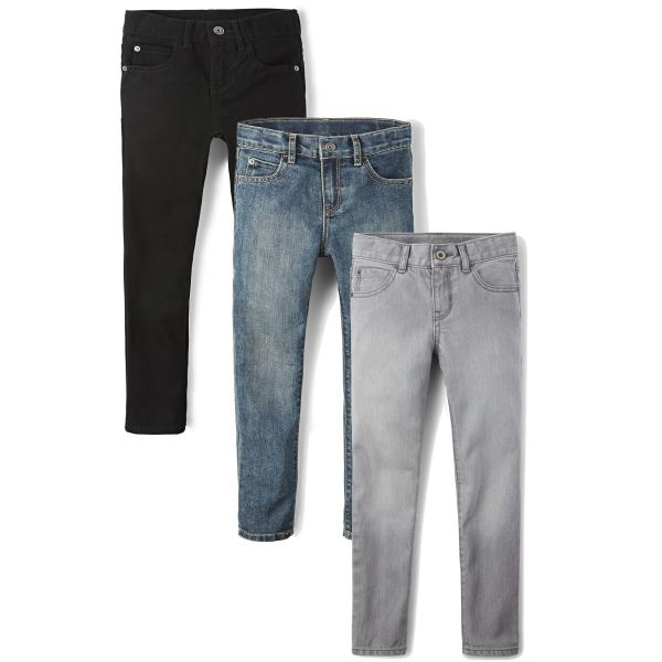 商品名:  The Children's Place boys Basic Skinny Jeans, Black Wash/Dove Gray/Tide Pool, 6ブランド: The Children's Place商品サイズ: 6高...