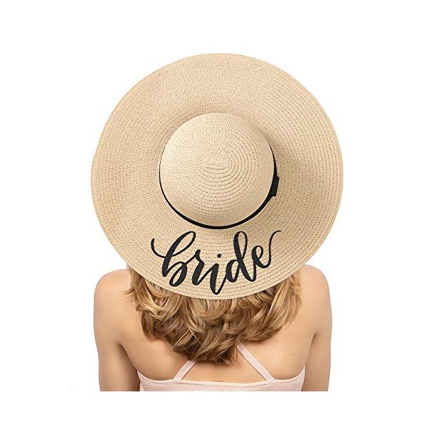 商品名:  xo, Fetti Bachelorette Party Decorations Tan Bride Sun Hat | Neutrals Bridal Shower Gift, Bridesmaid Favors, Bride...