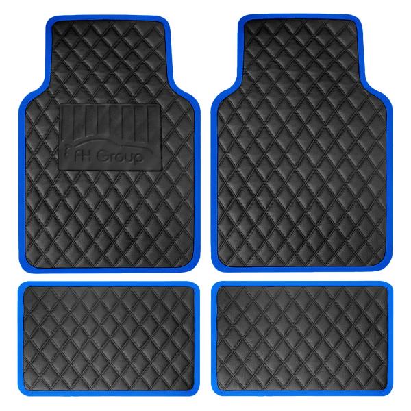 商品名:  FH Group Automotive Floor Mats Universal All Purpose Fit Deluxe Faux Leather Floor Mats Combo Small Car Seat Cover...