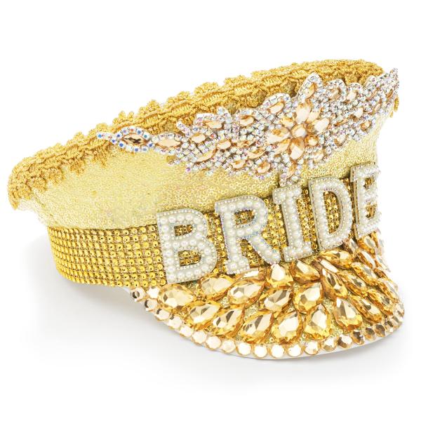 商品名:  Your Perfect Day Bride Hat - Novelty Bridal Hat with Bling for Bachelorette Parties, Bride Tribes, Weddings and Re...