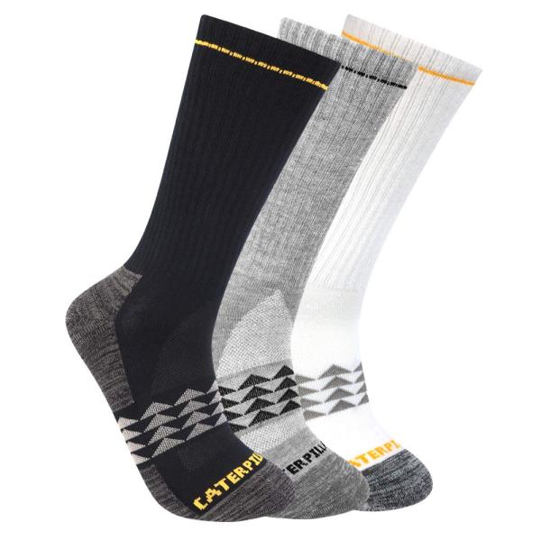 商品名: Catepillar Men's 3-Pack Half Cushioned Crew Socks, Multi, X-Large Cat mens 3-pack Half Cushioned Crew Sock, Multi C...