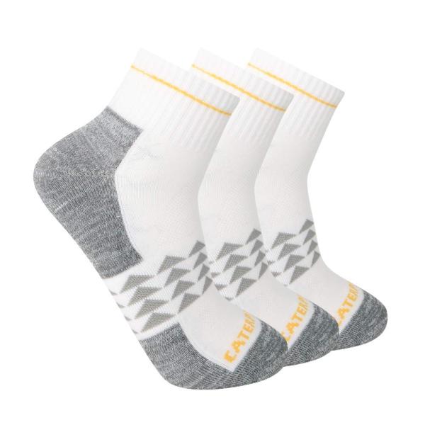 商品名: Catepillar Men's 3-Pack Half Cushioned Quarter Socks, White, Large Caterpillar Men's 3-Pack Half Cushioned Quarter ...