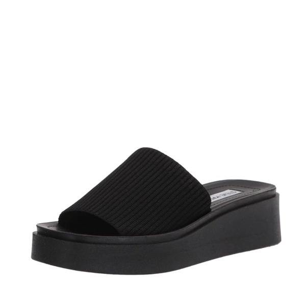 商品名: Steve Madden レディース バランススライドサンダル US サイズ: 7.5 カラー: ブラック Steve Madden Women's Balanced Slide Sandal, Black, 7.5ブランド: S...