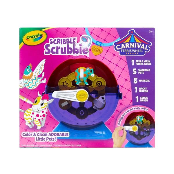商品名:  Crayola Scribble Scrubbie Pets Carnival Playset, Pet Grooming Toy, Animal Toys for Girls &amp; Boys, Gift for Kids...
