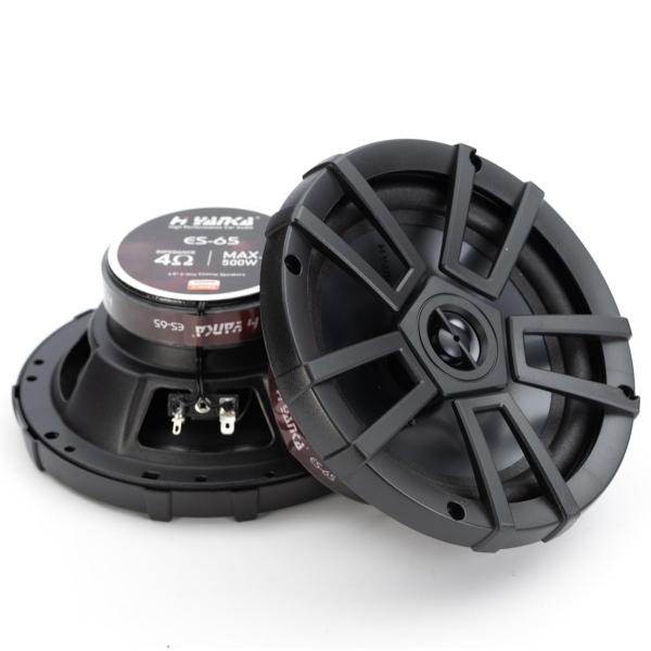 商品名: H YANKA ESシリーズ 6.5インチ フルレンジ 500ワット 最大2ウェイ 同軸 カーオーディオ カースピーカー NdFeB PEI ツイーターとウーファー ペア H YANKA 6.5 Door Speakers, Fu...