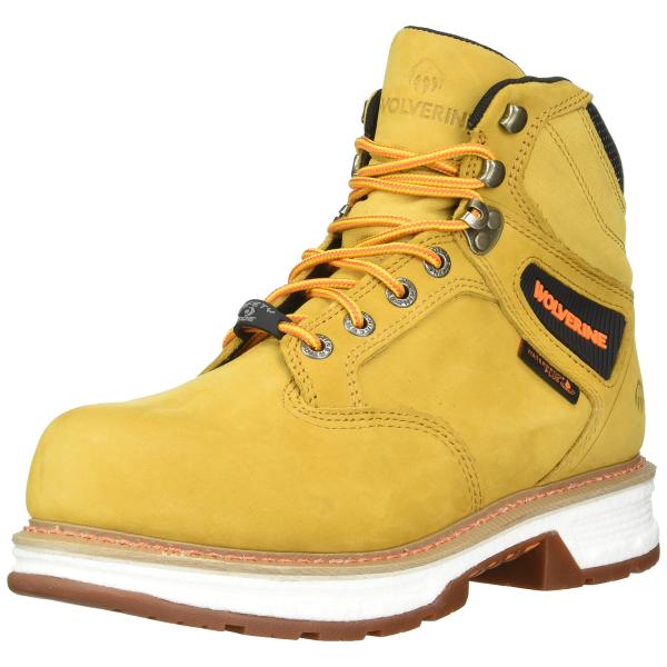 商品名:  Wolverine Men's Hellcat UltraSpring 6" CarbonMax Boot, Wheat, 11.5ブランド: Wolverine商品サイズ: 11.5高さ: 37.0078cm横幅: 33.70...