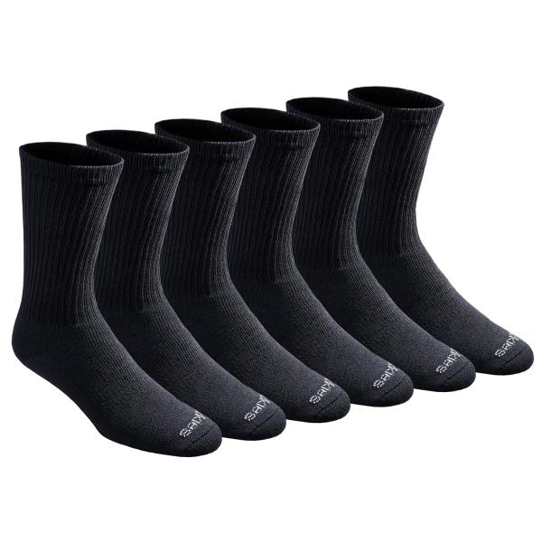 商品名: Dickies (ディッキーズ) 湿気コントロールクルーソックス メンズ Dri-tech マルチパック, ソリッドブラック(6組), Shoe Size: 5-9 Dickies Men's Dri-Tech Essential...