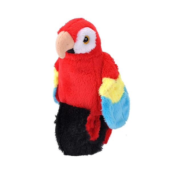 商品名: Wild Republic Perching Parrot, Scarlet Macaw, Snap Bracelet, Records and Replays, 9 Inches, Gift for Kids, Plush To...