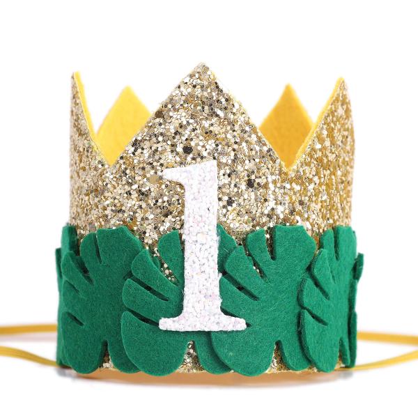 商品名:  Wild One Birthday Crown Hat,Wild One birthday party Decorations，wild 1st/fisrt birthday Hat,Jungle Safari First Bi...