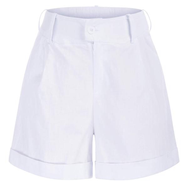 商品名:  Belle Poque White Shorts for Women Linen Shorts Tummy Control for Casual Summer Party Mブランド: Belle Poque商品サイズ: Med...