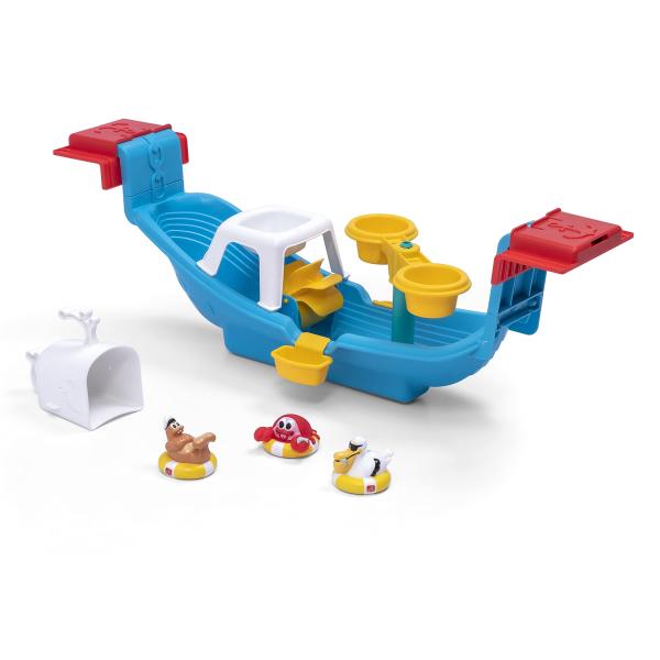 商品名:  Step2 Nautical Rain Showers Bath Set | Bath Boat with Bath Toys, Blueブランド: Step2商品サイズ: Small高さ: 51.816cm横幅: 17.272...