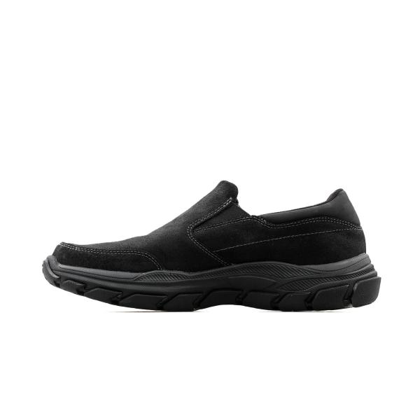 商品名: Skechers Men's Respected-Calum Goodyear Rubber Low Profile Leather Slip On with Twin Gore Loafer, BBK, 11 Skechers ...
