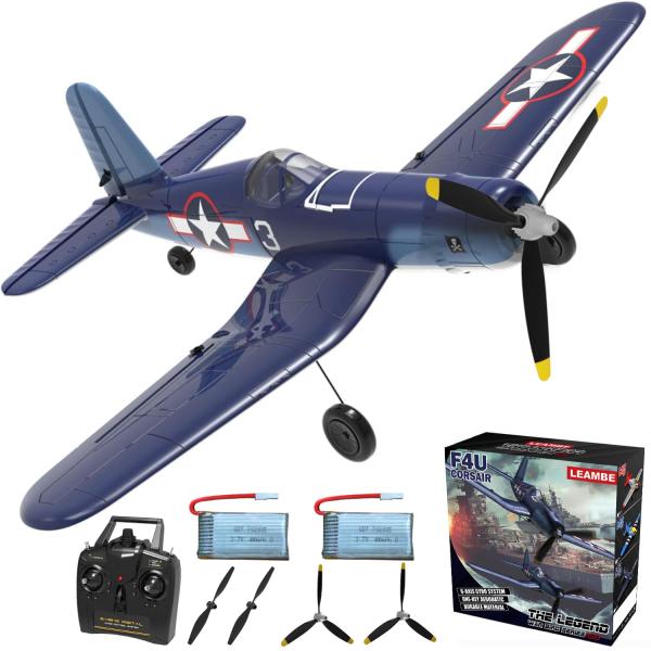 商品名:  LEAMBE 4 Channel RC Plane - Ready to Fly Aerobatic Aircraft, Easy Control for Beginners, F4U Corsair RC Airplane B...