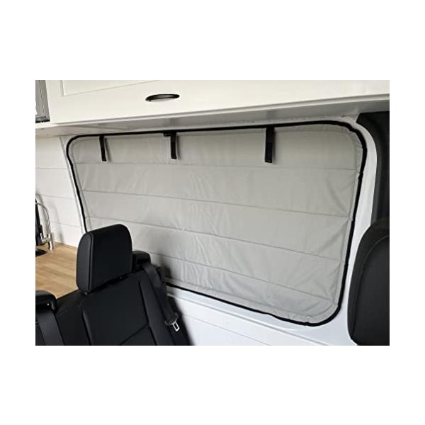 商品名: VanEssential クルー ウィンドウカバー メルセデスベンツ NCV3 &amp; VS30 ベアメタルウィンドウフレーム専用 (2007年~現行モデル) - クールグレー VanEssential Crew Window...