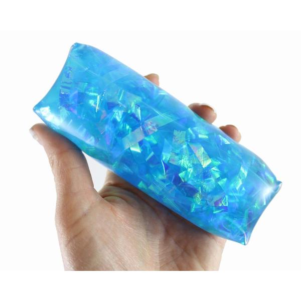 商品名: ジャンボウォータートリックスネーク1個 スパークルストリーマー入り ストレス玩具 滑りやすいトリッキーウィグリーウィグラーチューブ 握れないウィグラー 感覚フィジェットボール (ランダムカラー1個) 1 Jumbo Water T...