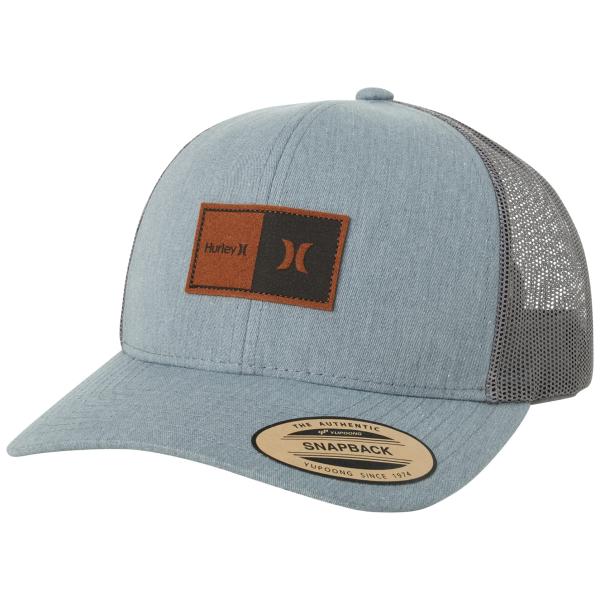 商品名: Hurley Men's Baseball Cap - Fairway Trucker Curved Brim Snap-Back Trucker Hat, Size One Size, Wolf Grey Hurley Men’...