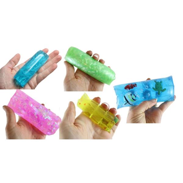 商品名:  Set of 5 Different Water Trick Snakes - Filled with Sparkle Streamers, Ocean Animals, Glitter, Confetti - Stress T...