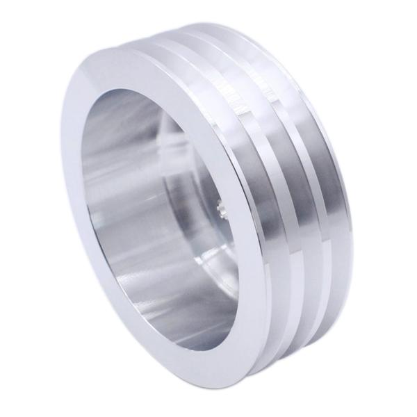 商品名: GSKMOTOR 3 トリプルグルーブクランクシャフトプーリー LWP SBC 1969-85用 / ボルト円直径2.3インチ: 長さ6.6インチ ウォーターポンププーリー GSKMOTOR 3 Triple Groove Cra...