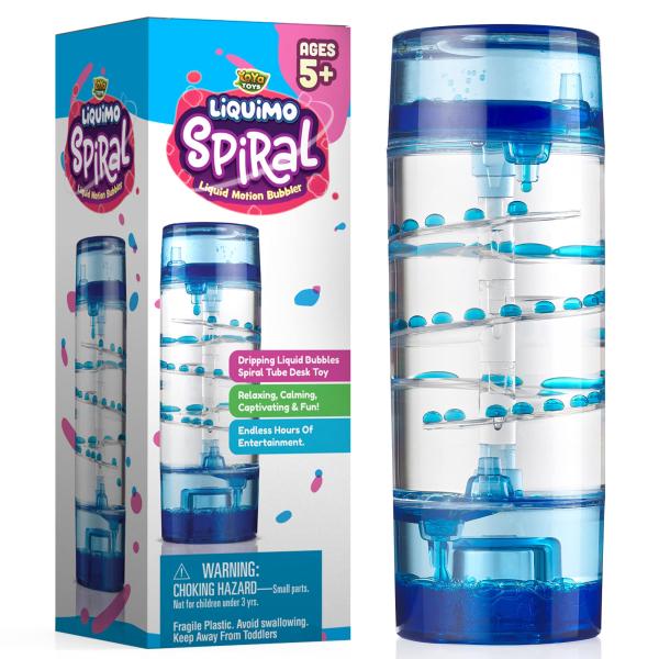 商品名:  YoYa Toys Liquimo Spiral Liquid Motion Bubbler Timer for Kids - Bubble Drop Hourglass - Fidget Toys for Autistic C...