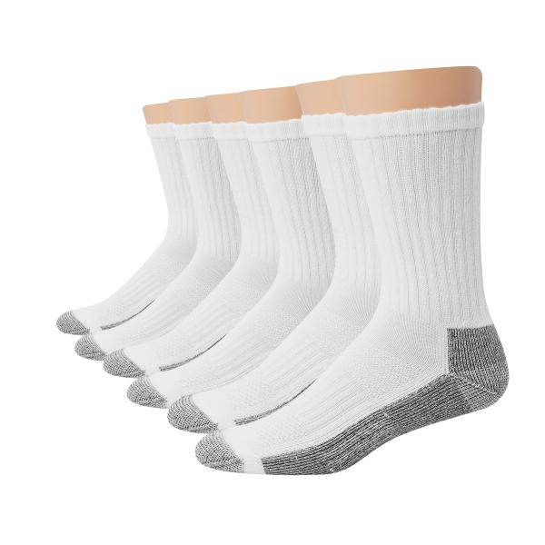 商品名:  Hanes mens X-temp Lightweight Liner Socks, 6-pair Pack Work Sock, White, 12-14 Big Tall USブランド: Hanes商品サイズ: 12-14高...