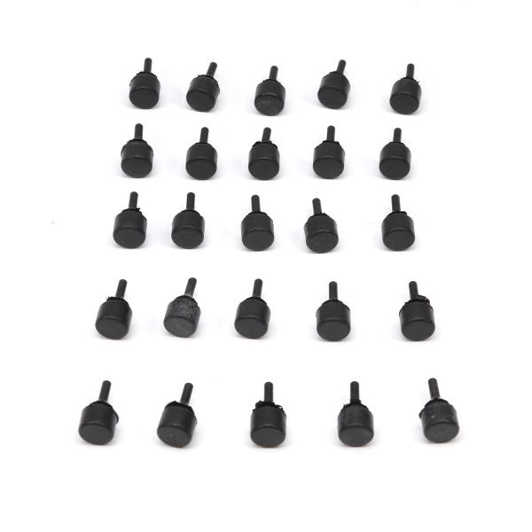 商品名:  Red Hound Auto 25 Rubber Bumpers fits 1/4 Inch Hole Push in General Purpose Universal Foot Pad Cushion Head 1/2 In...