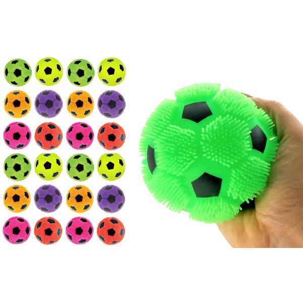 商品名:  JA-RU Googly Soccer Stress Balls w/ Lights (24 Light Up Ball Assorted) Squishy Balls for Kids. Stress Relief Senso...