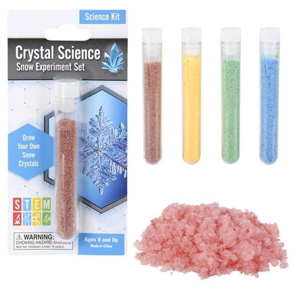 商品名:  ArtCreativity Growing Snow Crystal Test Tubes, Set of 4, Science Kit for Kids, Snow Experiment Set, Educational ST...