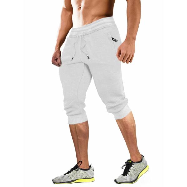 商品名:  Joggers for Men Below Knee Pants for Men Capris Workout Pants Training Shorts Running Shorts Gym Shorts 3/4 Sweatp...