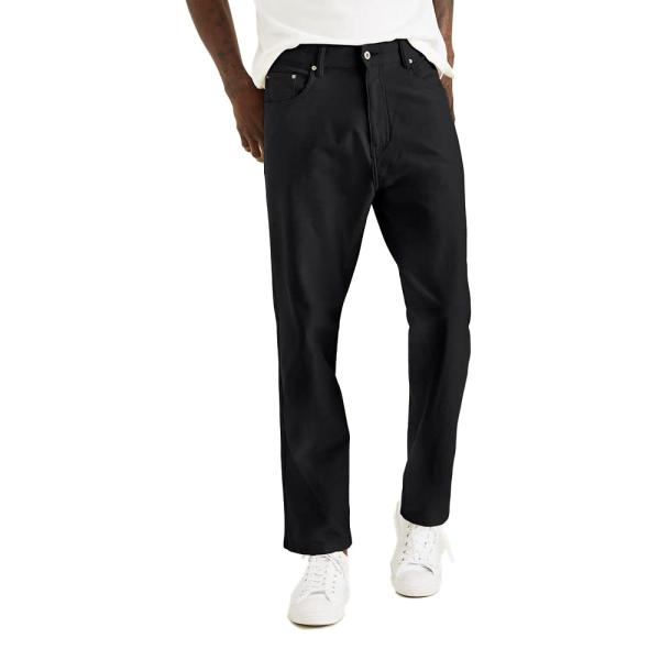 商品名:  Dockers Men's Comfort Jean Cut Straight Fit Smart 360 Knit Pants (Standard and Big &amp; Tall), Beautiful Black, 5...