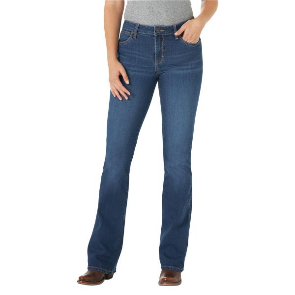 商品名: Wrangler Women's Aura Instantly Slimming Mid Rise Boot Cut Jean, Jennifer, 8 Wrangler womens Aura Instantly Slimmin...
