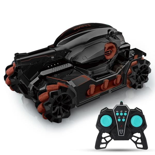 商品名:  RC Tank Car, Koeni Remote Control Tank 12Kmh for All Terrains Can Launch Water Bomb, 2.4 Ghz RC Tank Car with 180 ...