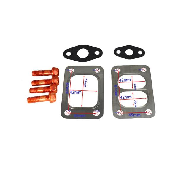 商品名: HX35 HX35W ターボガスケットとターボチャージャーねじ M10x1.50 スレッドキット Holset Garrett 3592766 3538881 4050036 35392726 Dodge Cummins HE35...