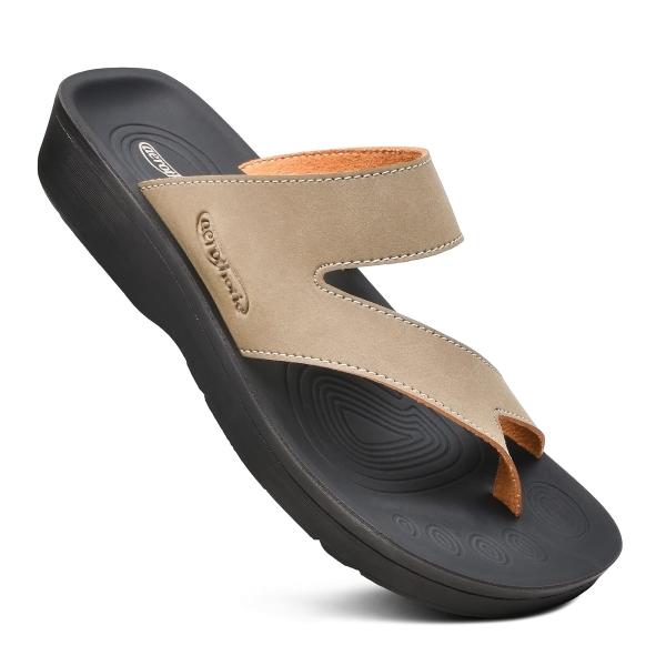 商品名: AEROTHOTIC Odal Split Toe Women Arch Support Sandals (Odal Khaki, numeric_6) AEROTHOTIC Odal Split Toe Women Arch S...
