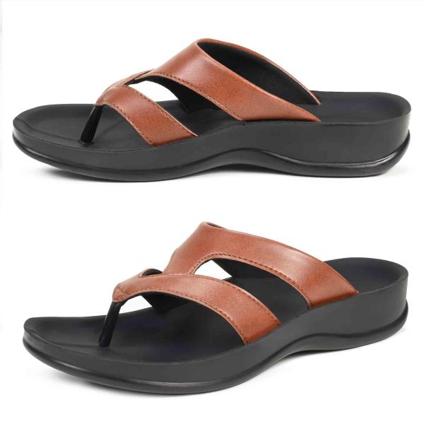 商品名: Aerothotic レディース アーチサポート カジュアル ビーチサンダル, ライド タン, 9 AEROTHOTIC Women’s Arch Supportive Strappy Orthotic Comfortable S...