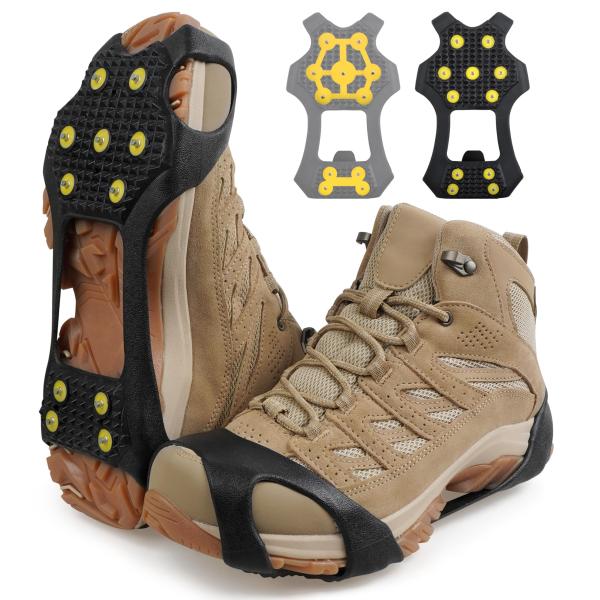 商品名:  Ice Snow Cleats for Shoes and Boots Walk Traction Cleats Ice Crampon Non-Slip Overshoe for Men Women Winter Walkin...