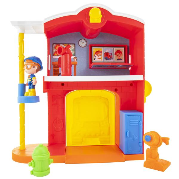 商品名: Firehouse Playset, Includes 3-Inch Firefighter Figure, Two Floor Firehouse with Pole, Hydrant, Extinguisher, Preten...