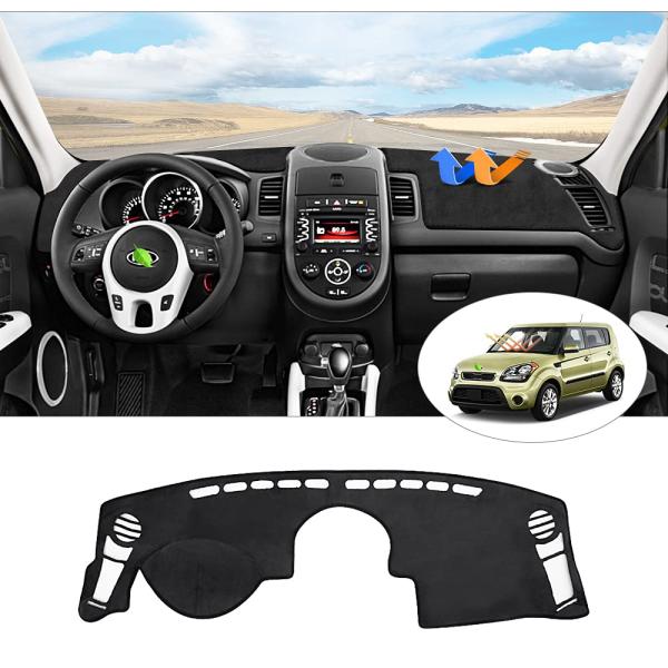 商品名: Cartist ダッシュカバー Kia Soul 2010 2011 2012 2013用 ダッシュボードカバーマット ノンスリップパッド カーペット サンシールドプロテクター Cartist Custom Fit for Das...