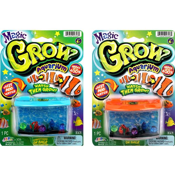 商品名:  JA-RU Magic Growing Fish Aquarium Toy for Kids - (2 Packs) - Grow Bigger in Water - Fun Expanding Toy Animals - Gr...