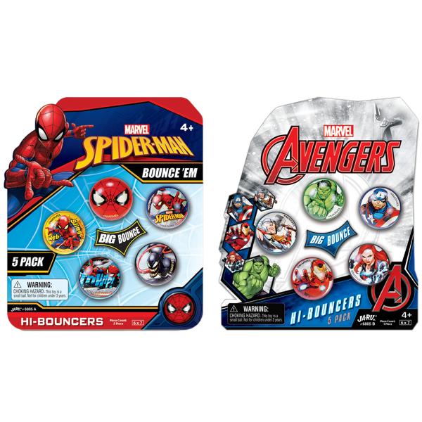 商品名: JA-RU Marvel Spiderman Bouncy Balls Superballs Super Hi Bounce 1.2" Fidget Balls Small Toys for Kids Prize Premium ...