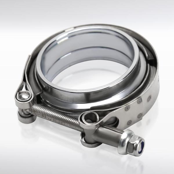 商品名: Autozensation 3インチ軟鋼Vバンドクランプ 排気ダウンパイプターボオス+メスフランジ用 Autozensation 3 Inch Mild Steel V-Band Clamp for Exhaust Downpip...