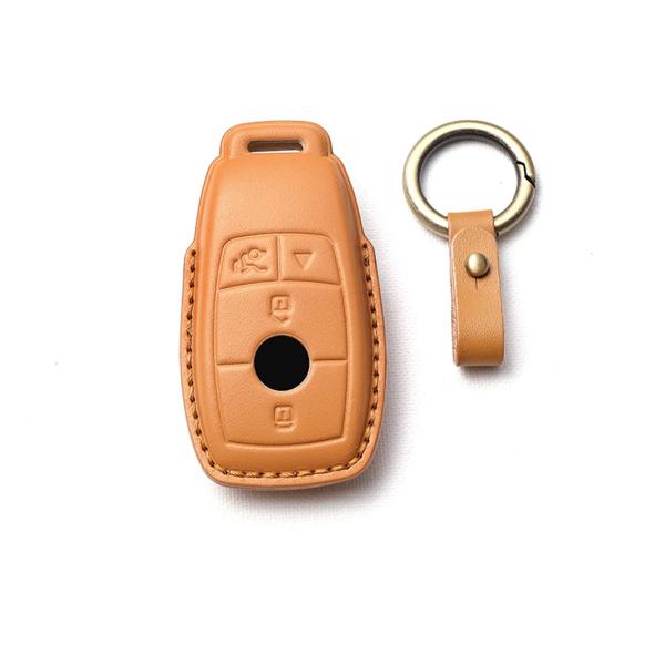 商品名: SAXTZDS レザーカーキーケース、メルセデスベンツEクラスW213 E200E300に適合 SAXTZDS Leather Car Key Case,Fit for Mercedes Benz E Class W213 E20...