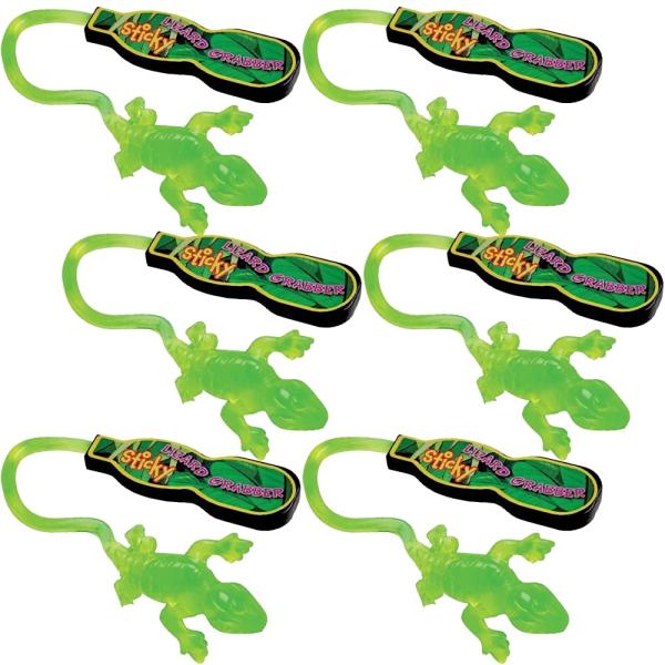 商品名:  ArtCreativity Sticky Lizard Grabbers, Set of 6, Lizard Toys for Kids That Stick on Walls, Flinging Toys for Boys a...